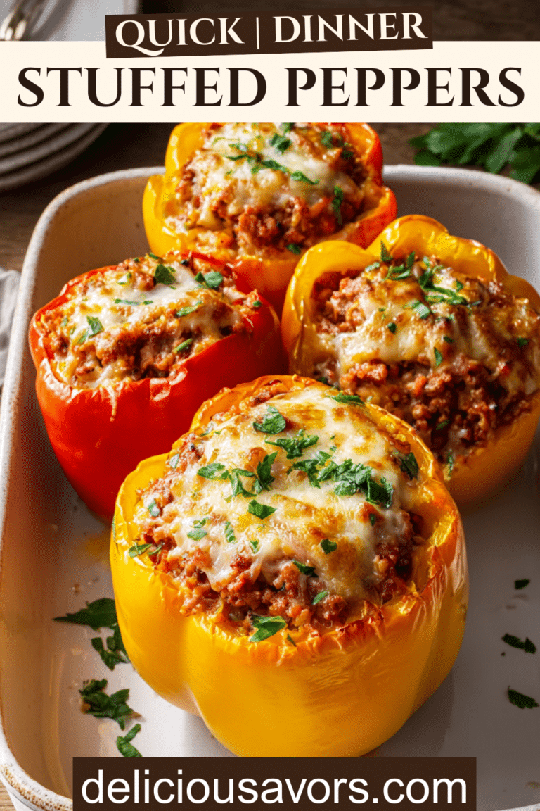 Classic Stuffed Peppers Recipe (Easy 1-Hour Dinner for Busy Families ...